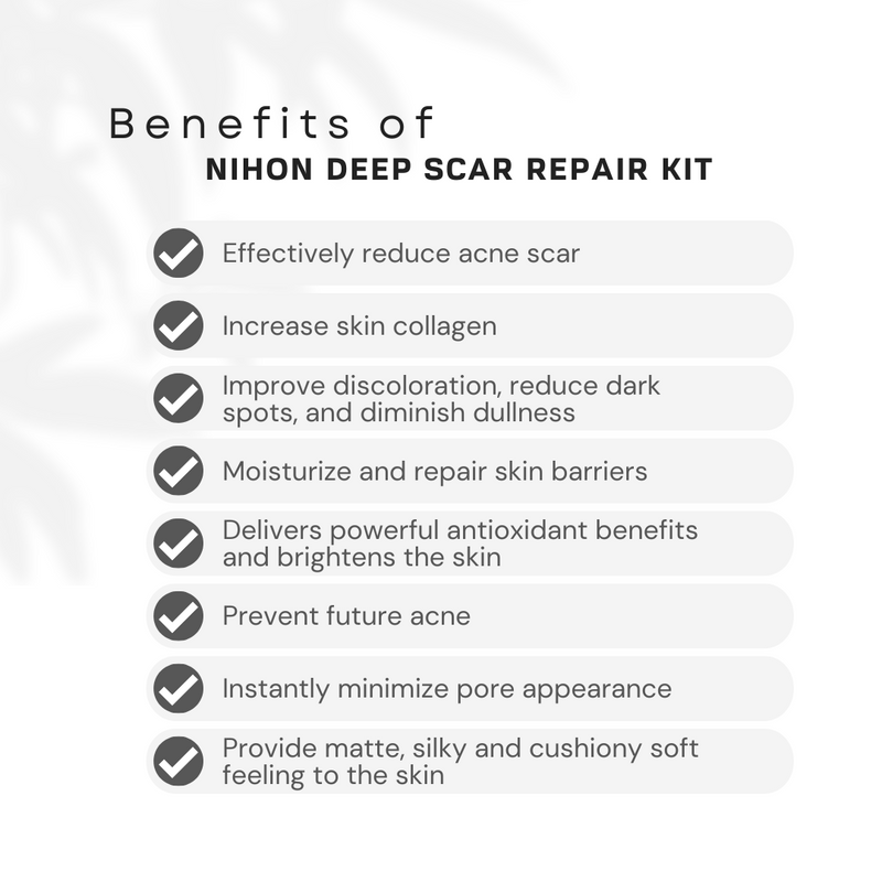 Deep Scar Starter Mini Kit | NIHON skin