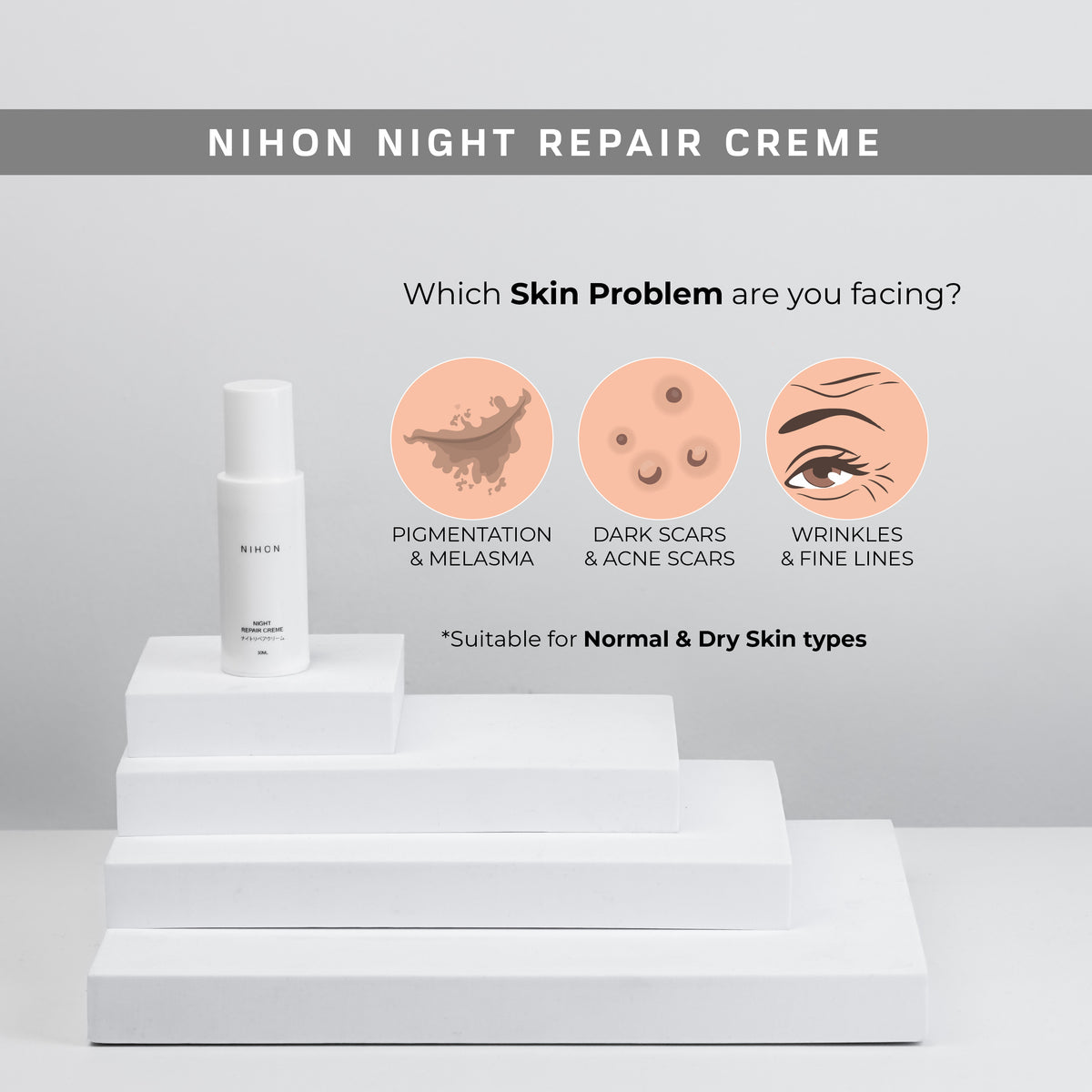 Night Cream & Moisturizer: Best Skin Repair Cream | NIHON skin